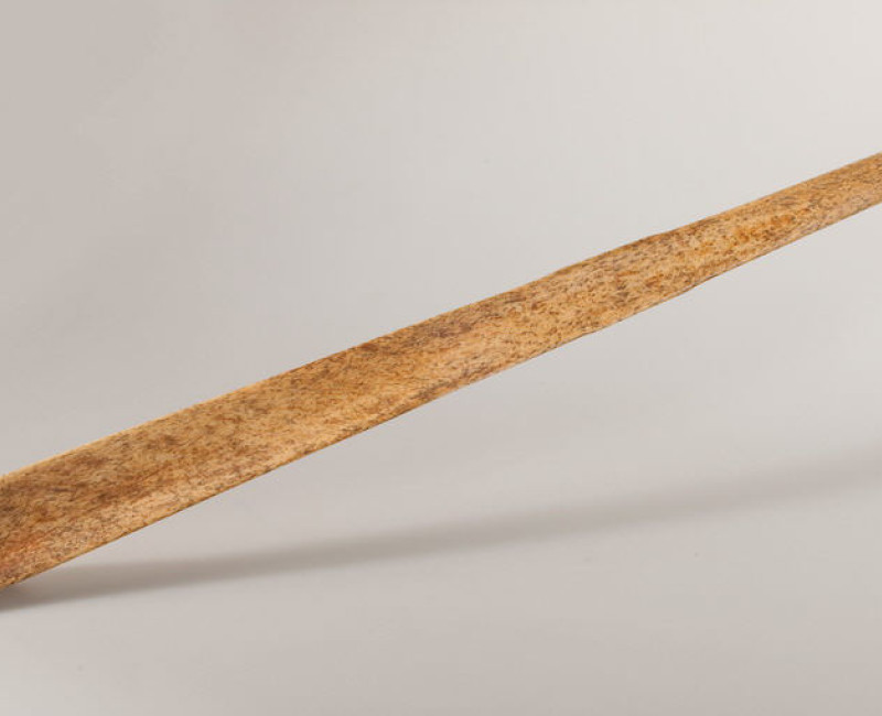 Staf (hoeroa) uit Nieuw-Zeeland | Wereldmuseum Leiden